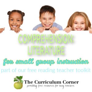 Small Group Instruction Archives - The Curriculum Corner 123