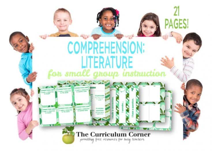 Fiction Comprehension for Small Groups - The Curriculum Corner 123
