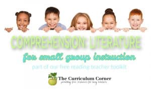 Fiction Comprehension for Small Groups - The Curriculum Corner 123