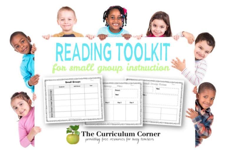 Small Group Reading Toolkit - The Curriculum Corner 123