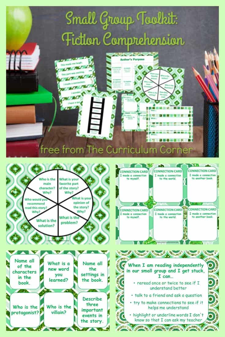 small group toolkit fiction - The Curriculum Corner 123