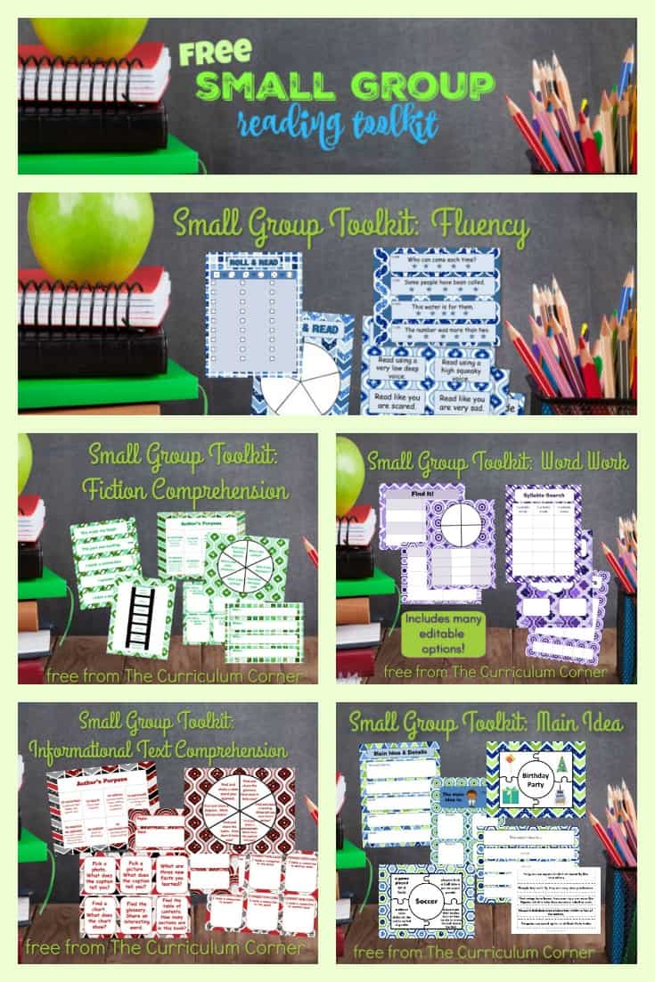 Small Group Reading Toolkit - The Curriculum Corner 123