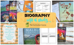 Biography Unit of Study for Reading - The Curriculum Corner 123