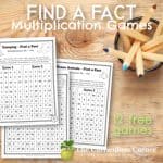 Multiplication Math Fact Wheels - The Curriculum Corner 123