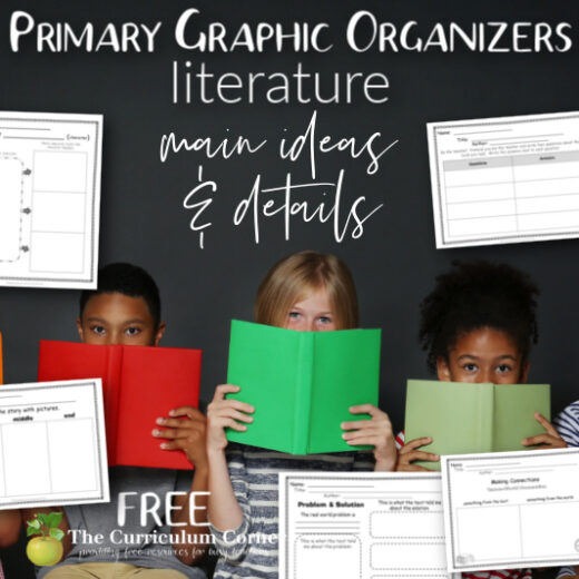 primary graphic organizer 1 feature (1) - The Curriculum Corner 123