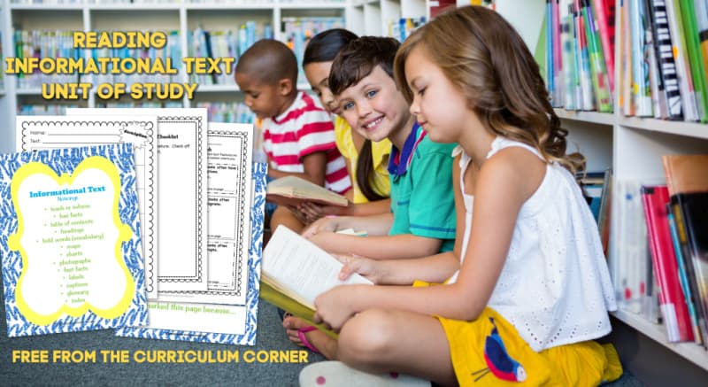 reading info text new 1 - The Curriculum Corner 123