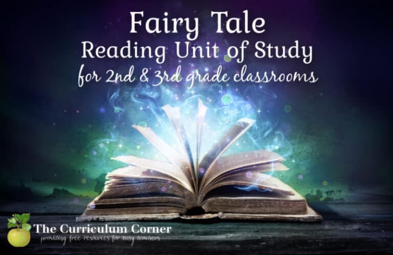 Fairy Tales Reading Unit of Study - The Curriculum Corner 123