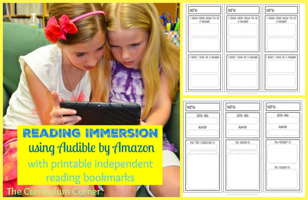 Editable Bookmarks for Independent Reading free from The Curriculum ...