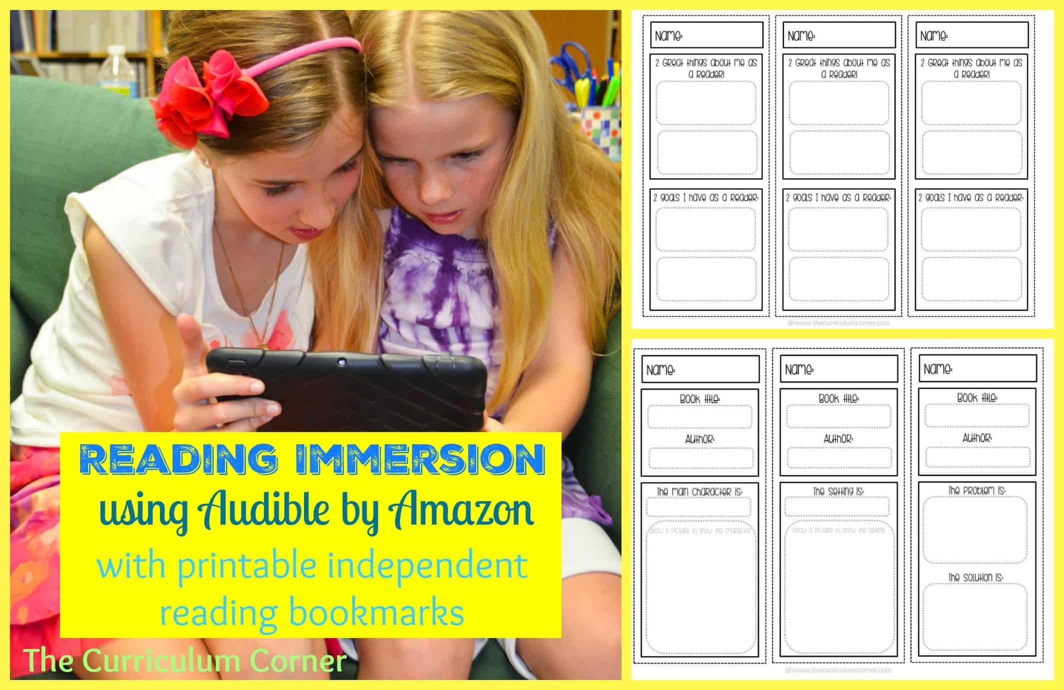 Editable Bookmarks for Independent Reading free from The Curriculum ...