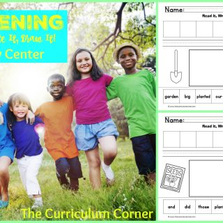 Gardening Themed Collection - The Curriculum Corner 123