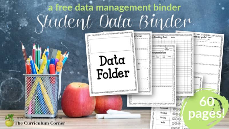 Editable Student Data Tracking - The Curriculum Corner 123