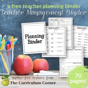 Editable Teacher Planning Collection - The Curriculum Corner 123