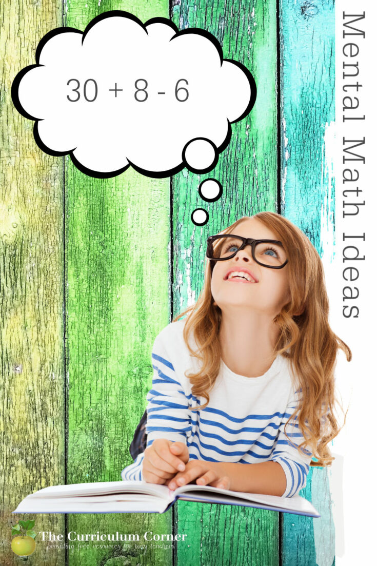 Ideas for Mental Math - The Curriculum Corner 123