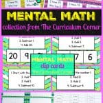 Ideas for Mental Math - The Curriculum Corner 123