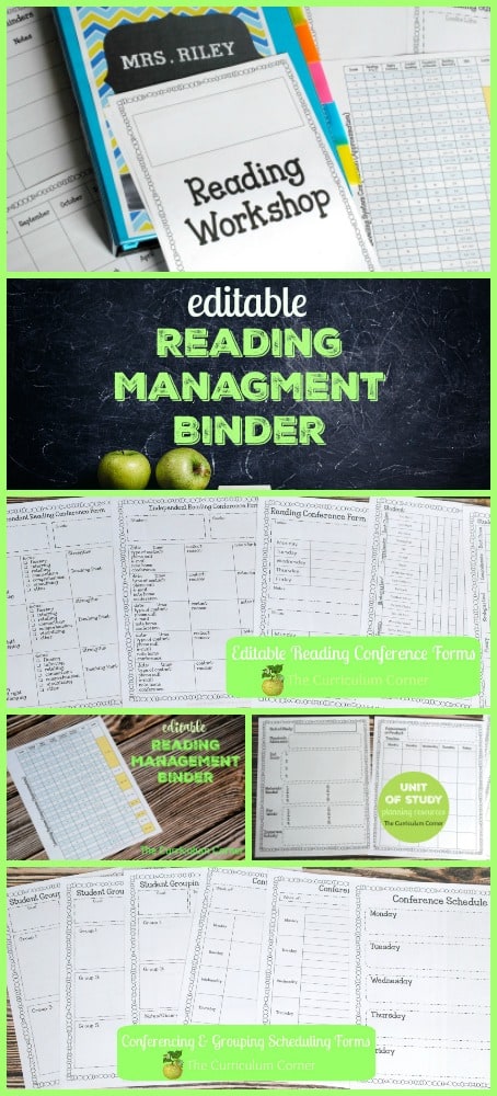 FREEBIE Editable Reading Management Binder FREE from The Curriculum ...