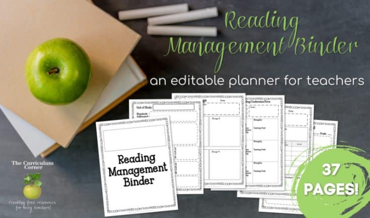reading management new 1 - The Curriculum Corner 123