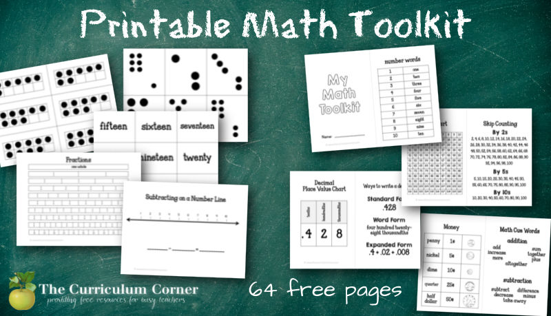 Tools for Math Workshop - The Curriculum Corner 123