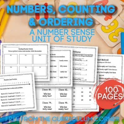 Number Sense Archives - Page 2 of 11 - The Curriculum Corner 123