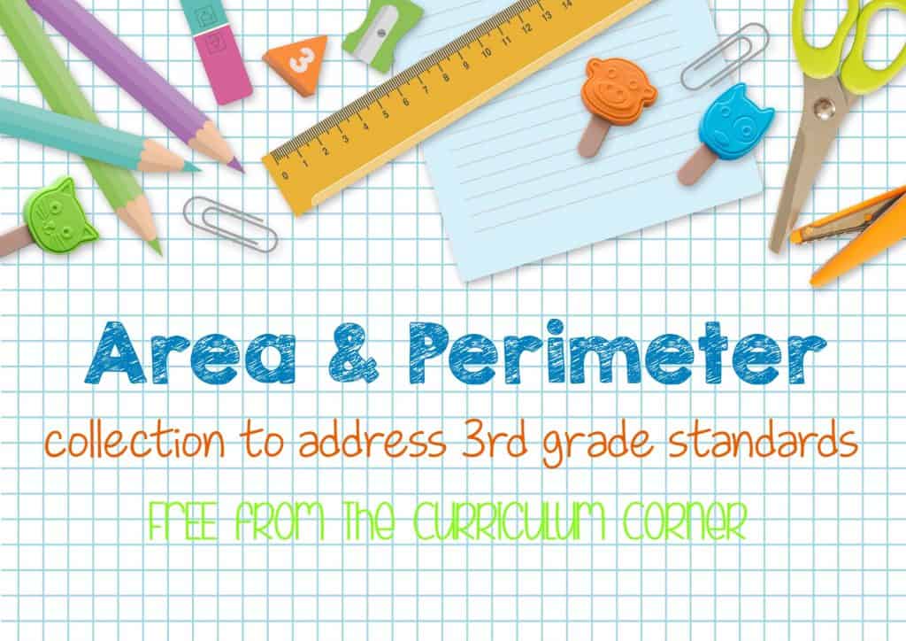 Area & Perimeter Collection of Resources for 3rd Grade FREE from The ...