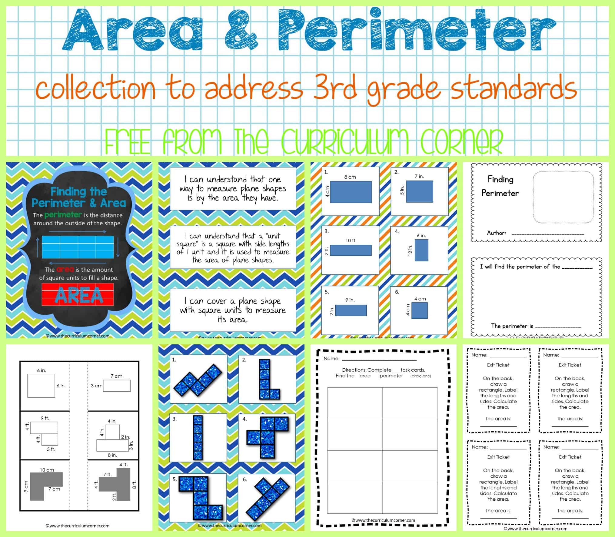 area-perimeter-2 - The Curriculum Corner 123