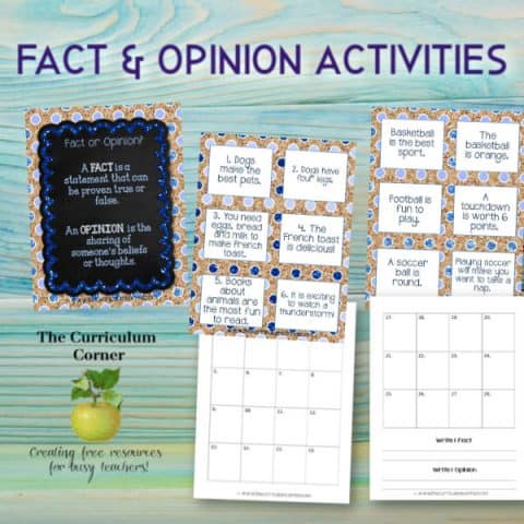 Opinion & Persuasive Archives - The Curriculum Corner 123