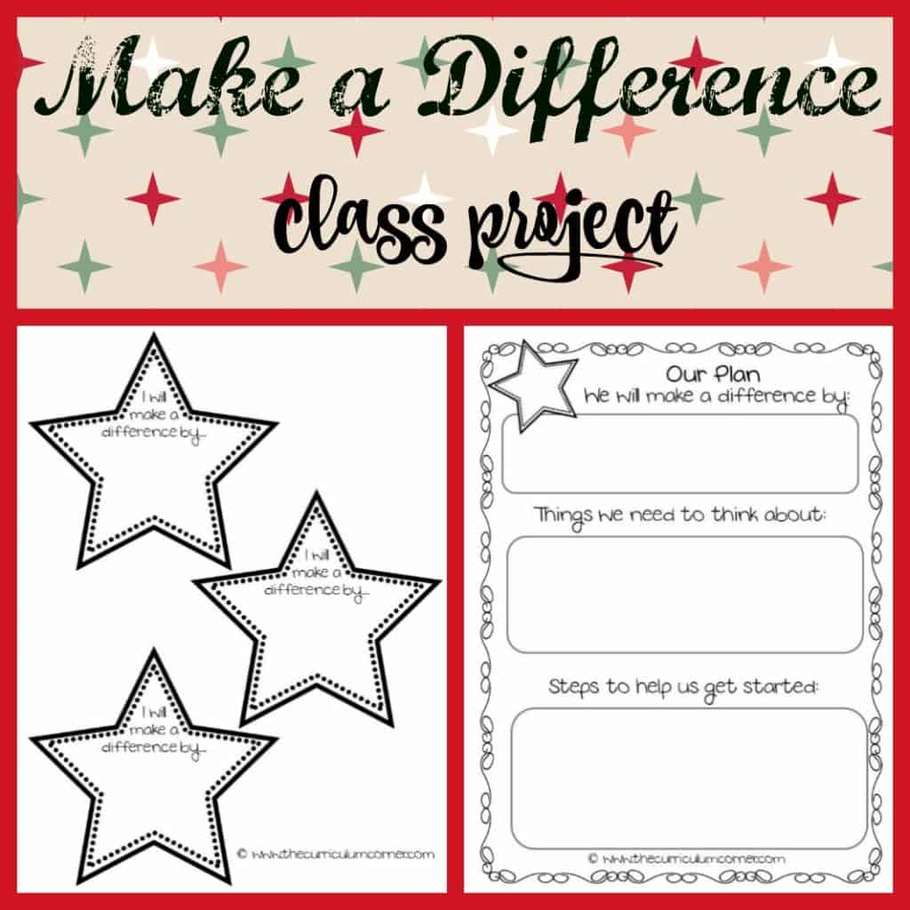 Make a Difference Class Project for Paying it Forward free printables ...