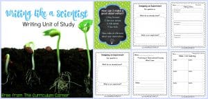 Writing Like a Scientist - The Curriculum Corner 123