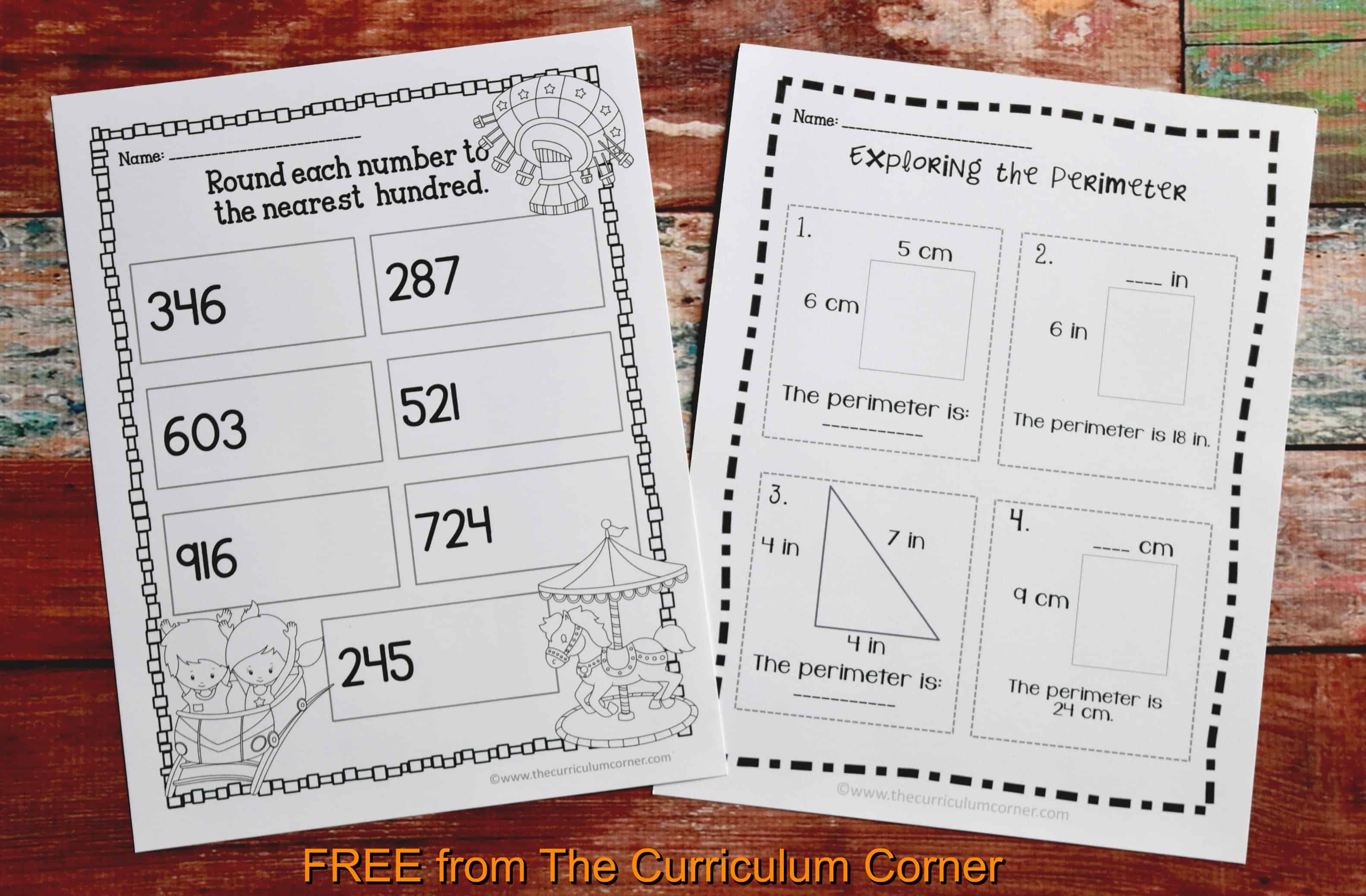 3rd Grade Sub Plans - Set 2 - The Curriculum Corner 123