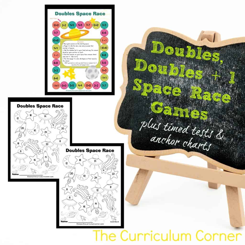 FREE Doubles Addition Games & Times Tests from The Curriculum Corner ...