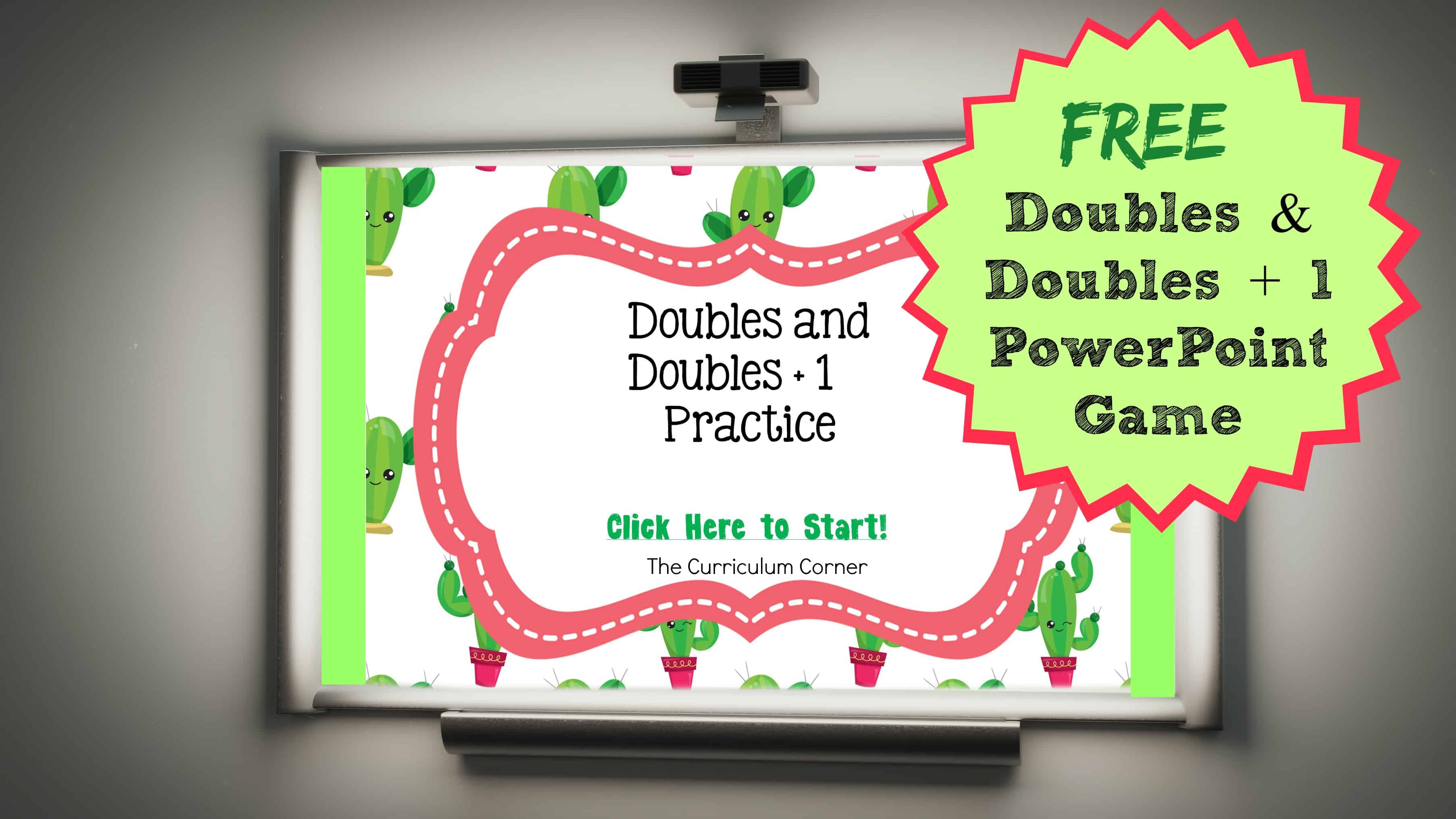 Doubles / Doubles + 1 PowerPoint Game - The Curriculum Corner 123