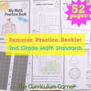 K-6 Summer Math Booklets - The Curriculum Corner 123
