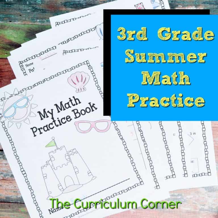 K-6 Summer Math Booklets - The Curriculum Corner 123