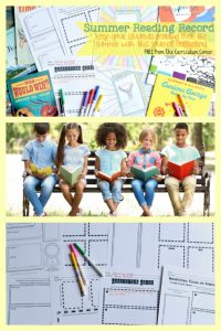 Summer Reading Record - The Curriculum Corner 123