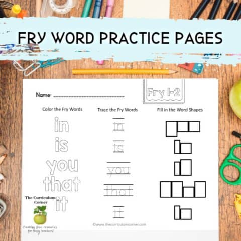 Fry Resource Collection - The Curriculum Corner 123