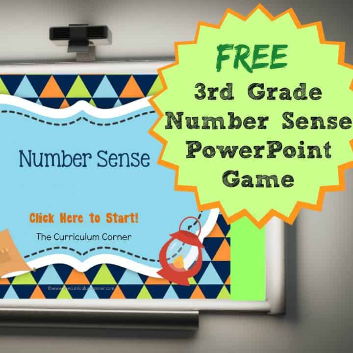 number sense 1 feature - The Curriculum Corner 123