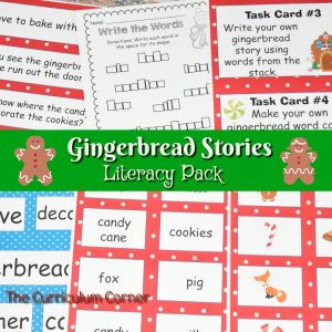 Everything Gingerbread - The Curriculum Corner 123