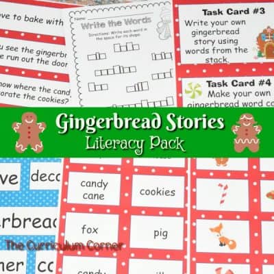 Everything Gingerbread - The Curriculum Corner 123