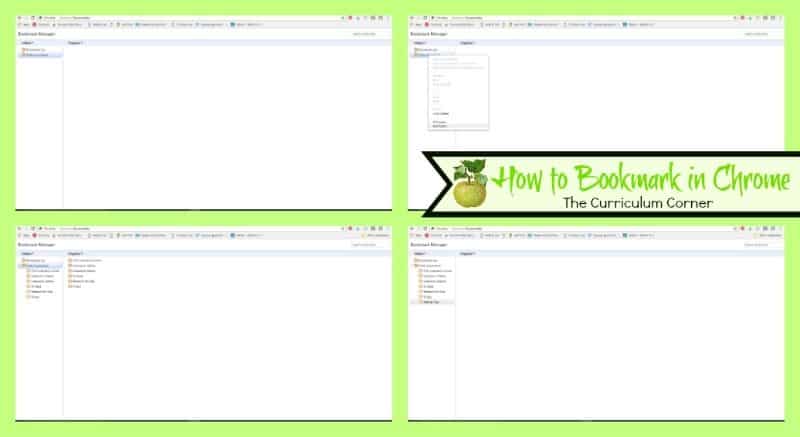 Bookmarking in Chrome tutorial from The Curriculum Corner - The ...