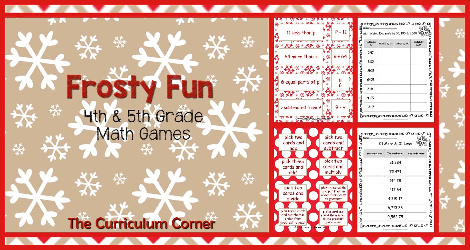frosty fun 7 - The Curriculum Corner 123