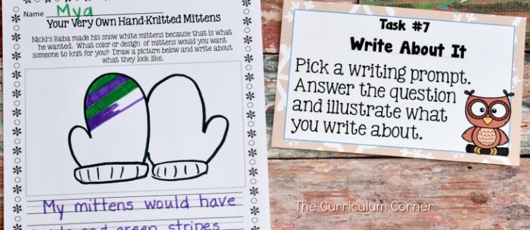 Book Study: The Mitten - The Curriculum Corner 123