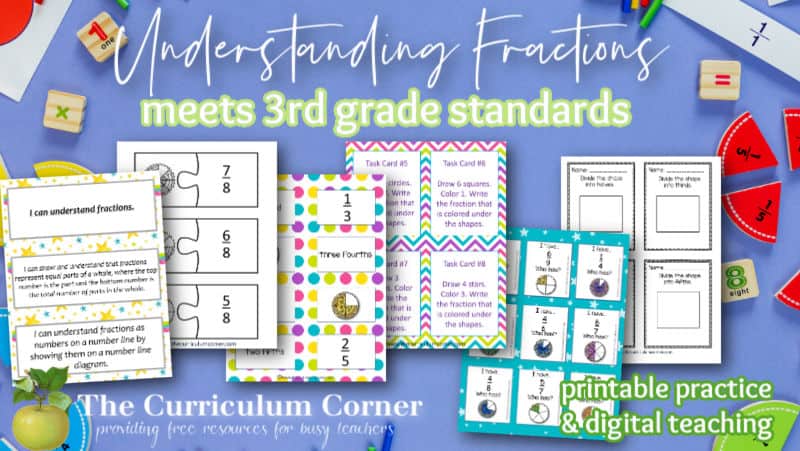 Understanding Fractions - The Curriculum Corner 123
