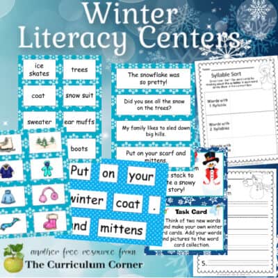 Winter Archives - The Curriculum Corner 123
