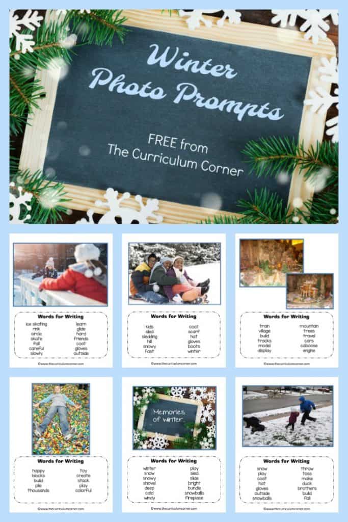 Winter Writing Picture Prompts - The Curriculum Corner 123