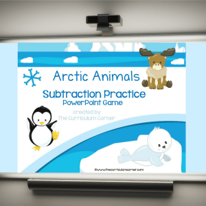 "10 More" Mental Math Arctic Games - The Curriculum Corner 123