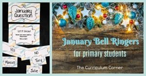 January Bellringer Questions - The Curriculum Corner 123