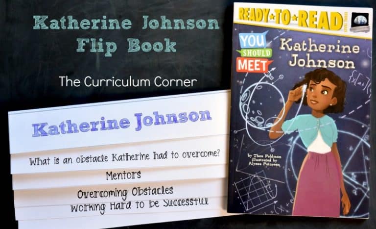FREE Katherine Johnson Book Study Resources from The Curriculum Corner ...
