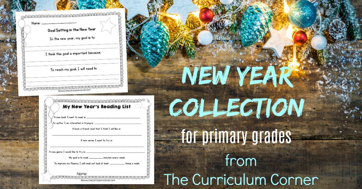 New Year Goal Setting - The Curriculum Corner 123