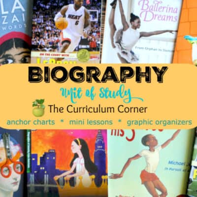 biography feature - The Curriculum Corner 123