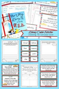 Book Study: Cherry Pie - The Curriculum Corner 123