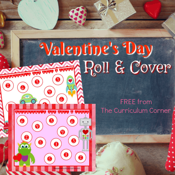 valentine roll cover feature - The Curriculum Corner 123